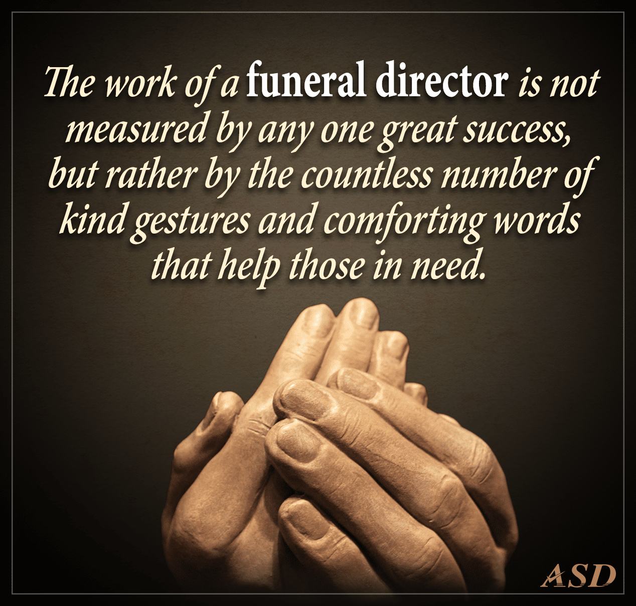 10 Reasons To Be Thankful For Funeral Directors - ASD Answering Service