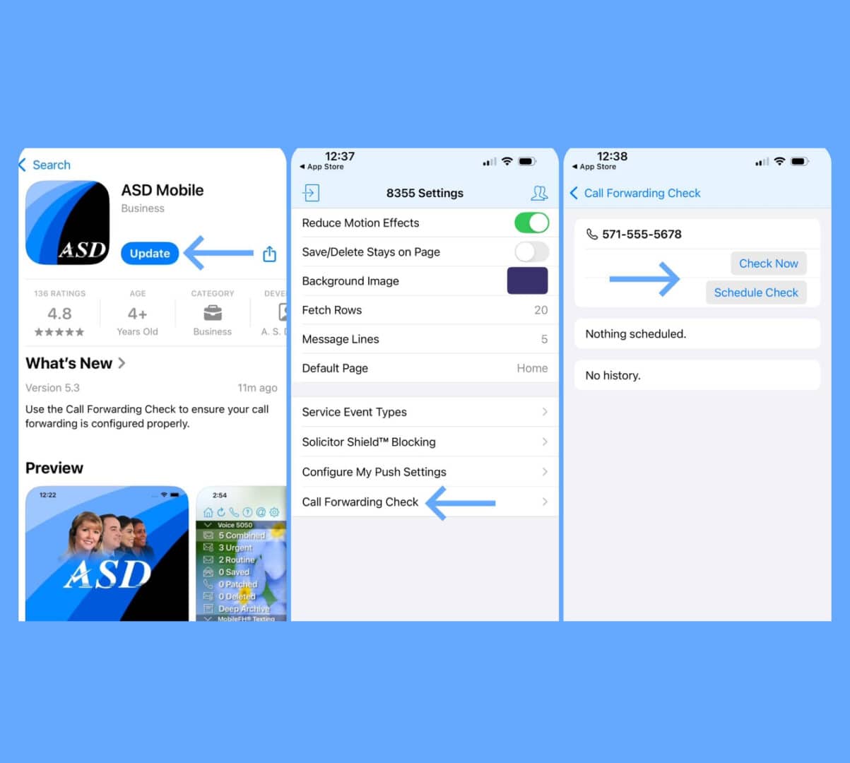 ASD Enhances Mobile App with Call Forwarding Check Feature - ASD ...